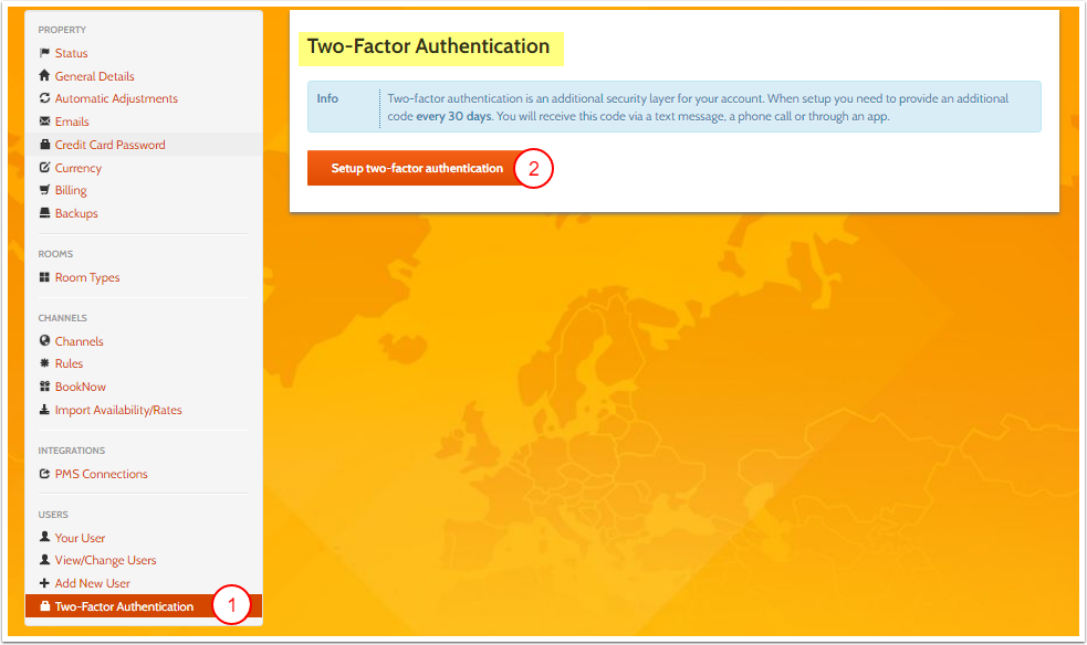 Set up two-factor authentication (2FA) for your account – Myallocator